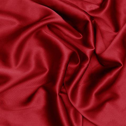 Silk Charmeuse Crimson Red 100% Grade A Fabric 19MM PER YARD