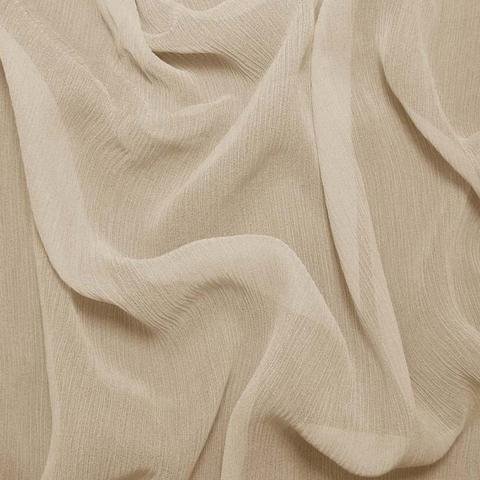 Silk Crinkle Chiffon 100% Grade A Silk 50/51" Chiffon Taupe