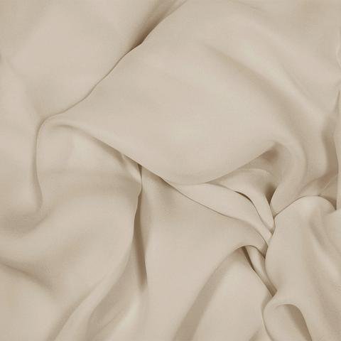 Silk Stretch Georgette 93% / 7% 40/41" Beige