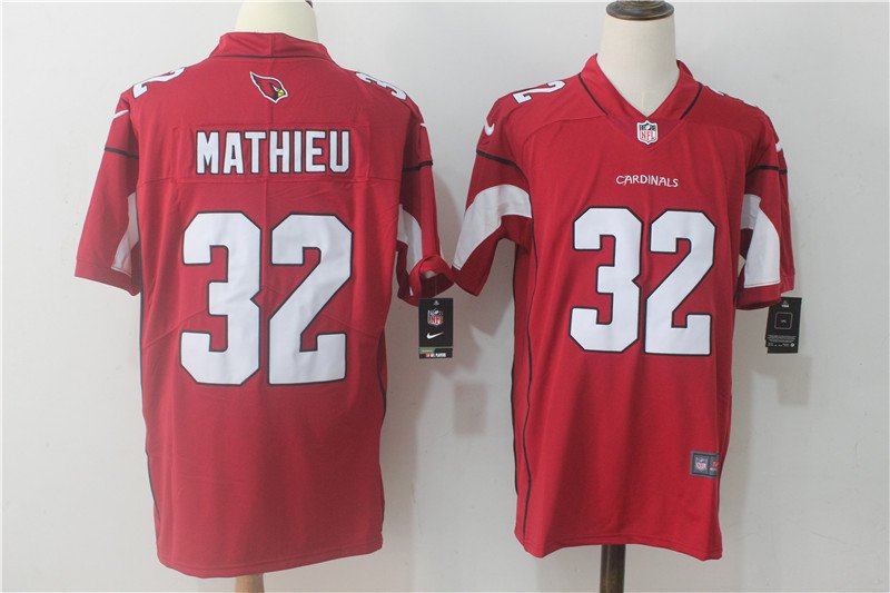 Men's Arizona Cardinals Tyrann Mathieu Limited Player Jersey Red,Jersey ...