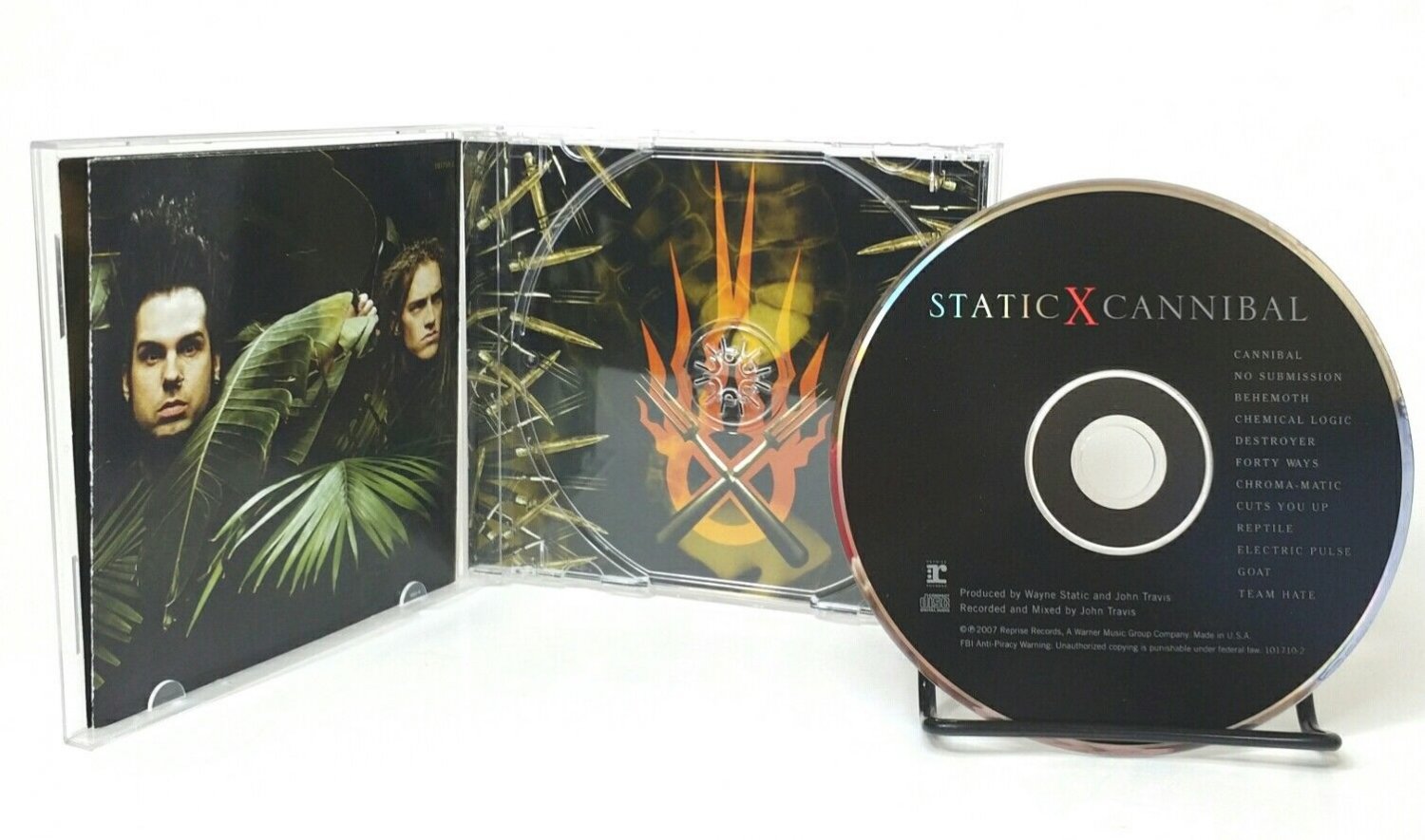 Static X Cannibal Signed by Wayne Static and Nick Oshiro Promo CD 2007