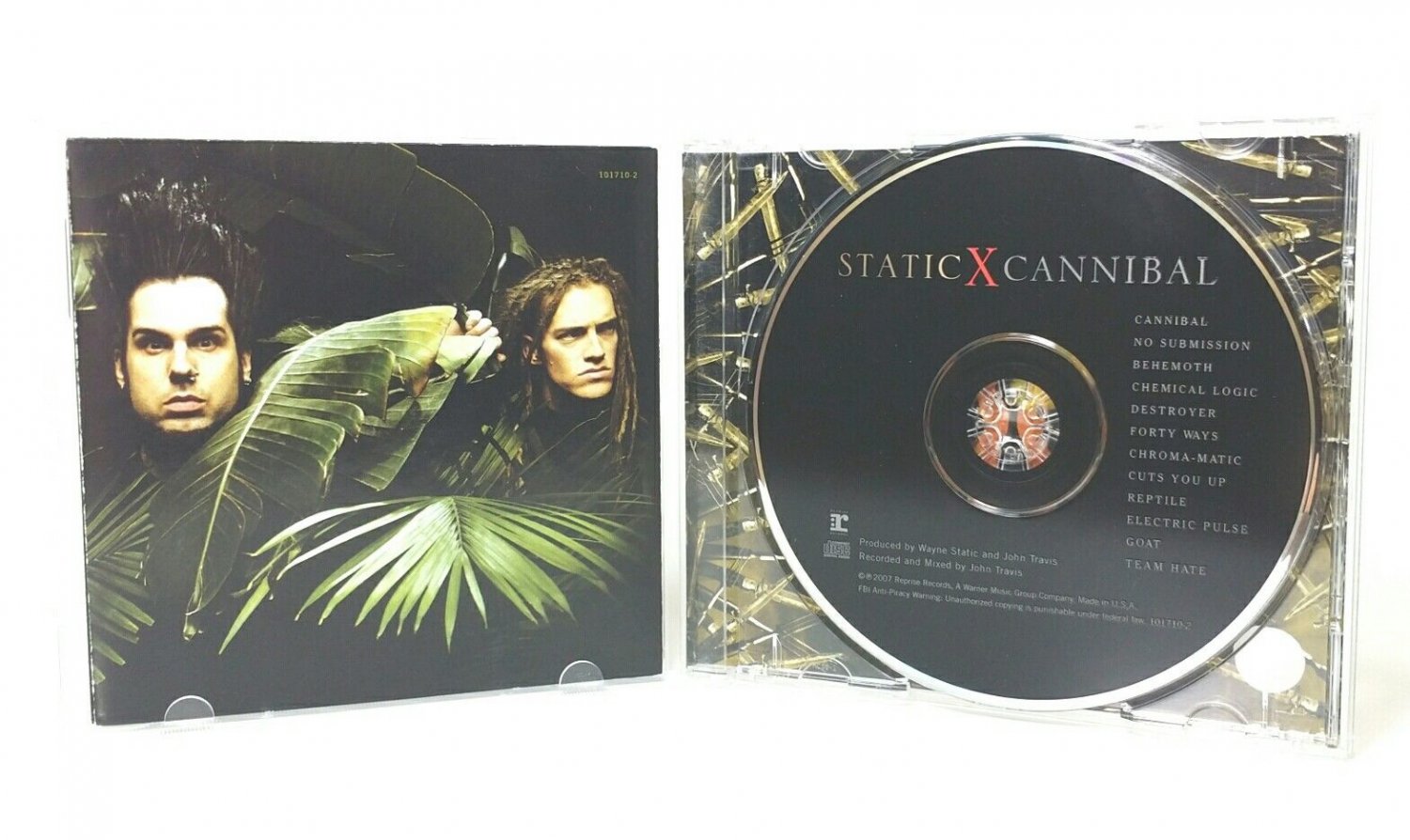 Static X Cannibal Signed by Wayne Static and Nick Oshiro Promo CD 2007