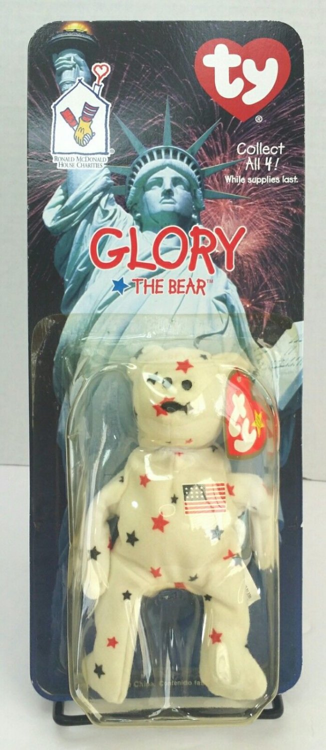 Ty Beanie Baby Maple The Bear Glory The Bear and Bronty McDonald's ...