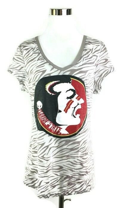 Pro Edge Knights Apparel Women's V Neck T-shirt Top FSU Seminoles Size XL