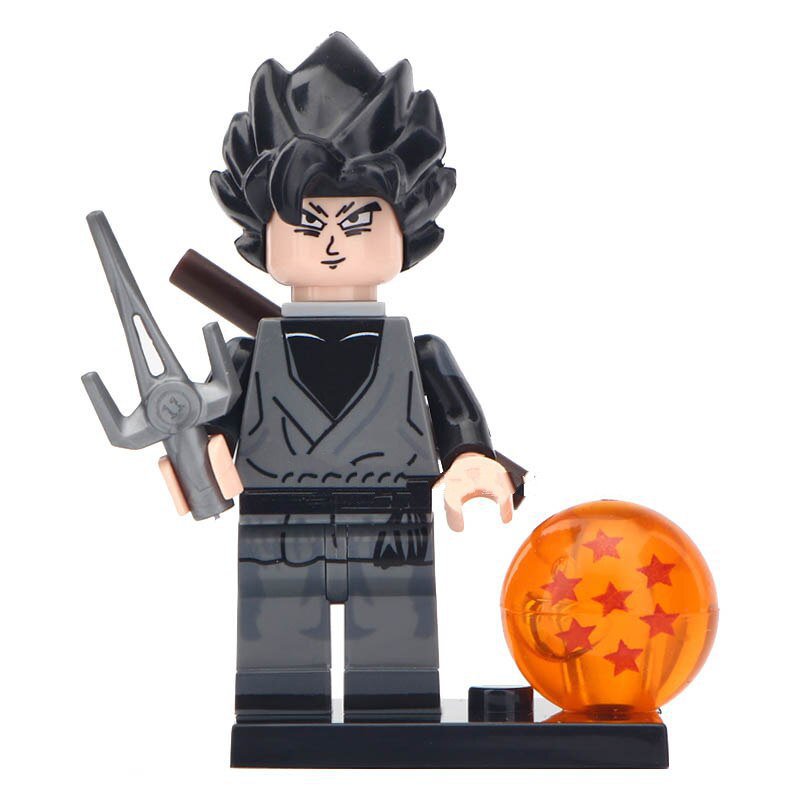 Black Goku Dragon Ball Lego Toys Minifigure