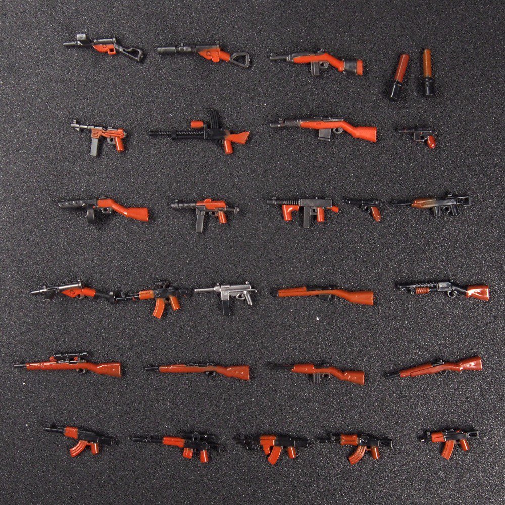 28pcs Terrorist Weapon Gun Military Armed for Lego Minifigures Toys