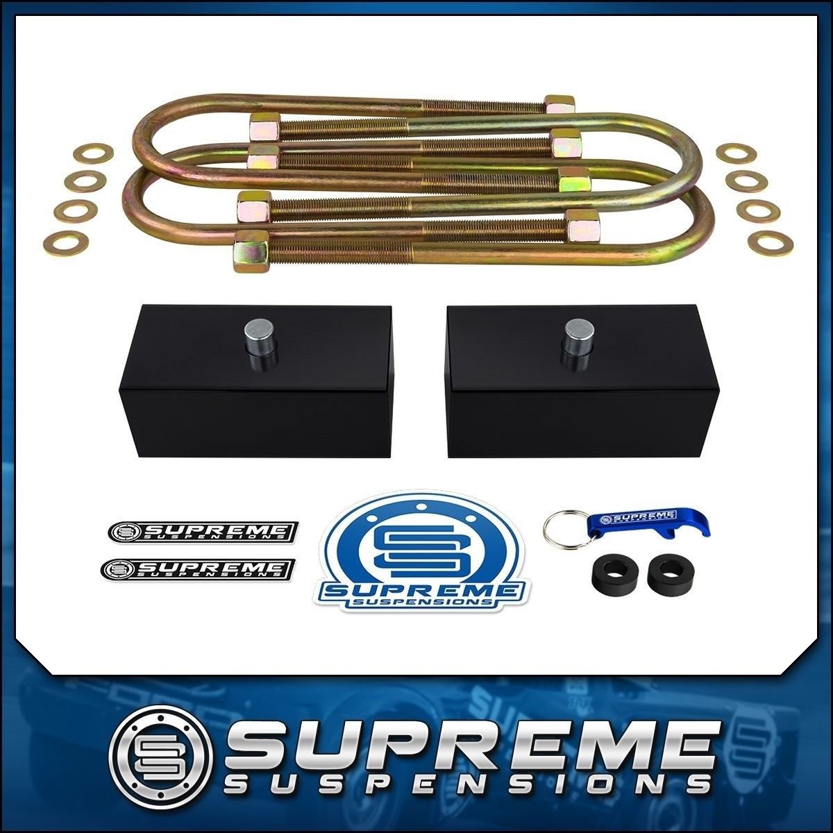 1999-2015 Ford F-250 F-350 Excursion 3" Rear Block Leveling Lift Kit ...