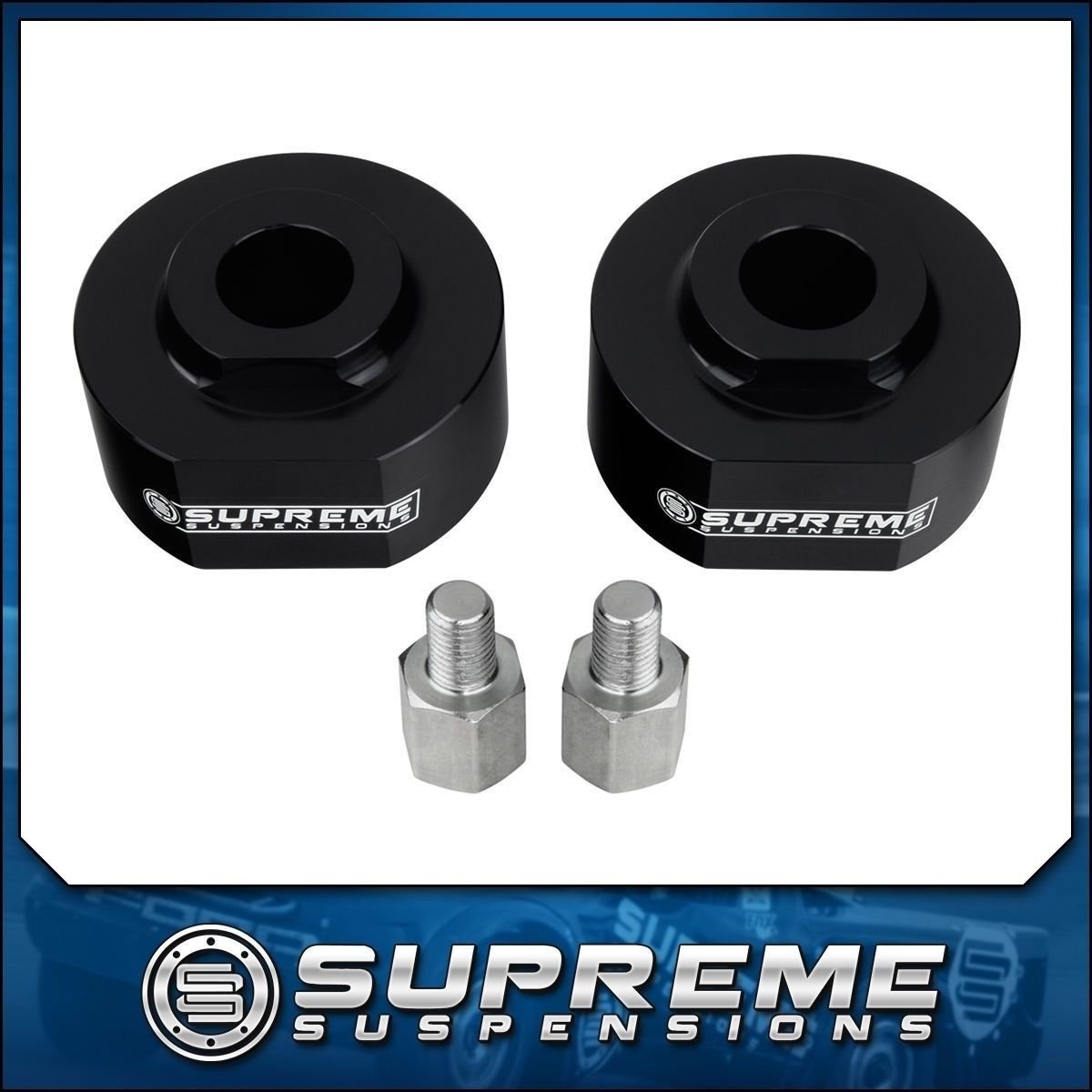 1981-1996 Ford F150 Front 2" Inch Leveling Lift Kit 2WD 3/4" Stud Extenders