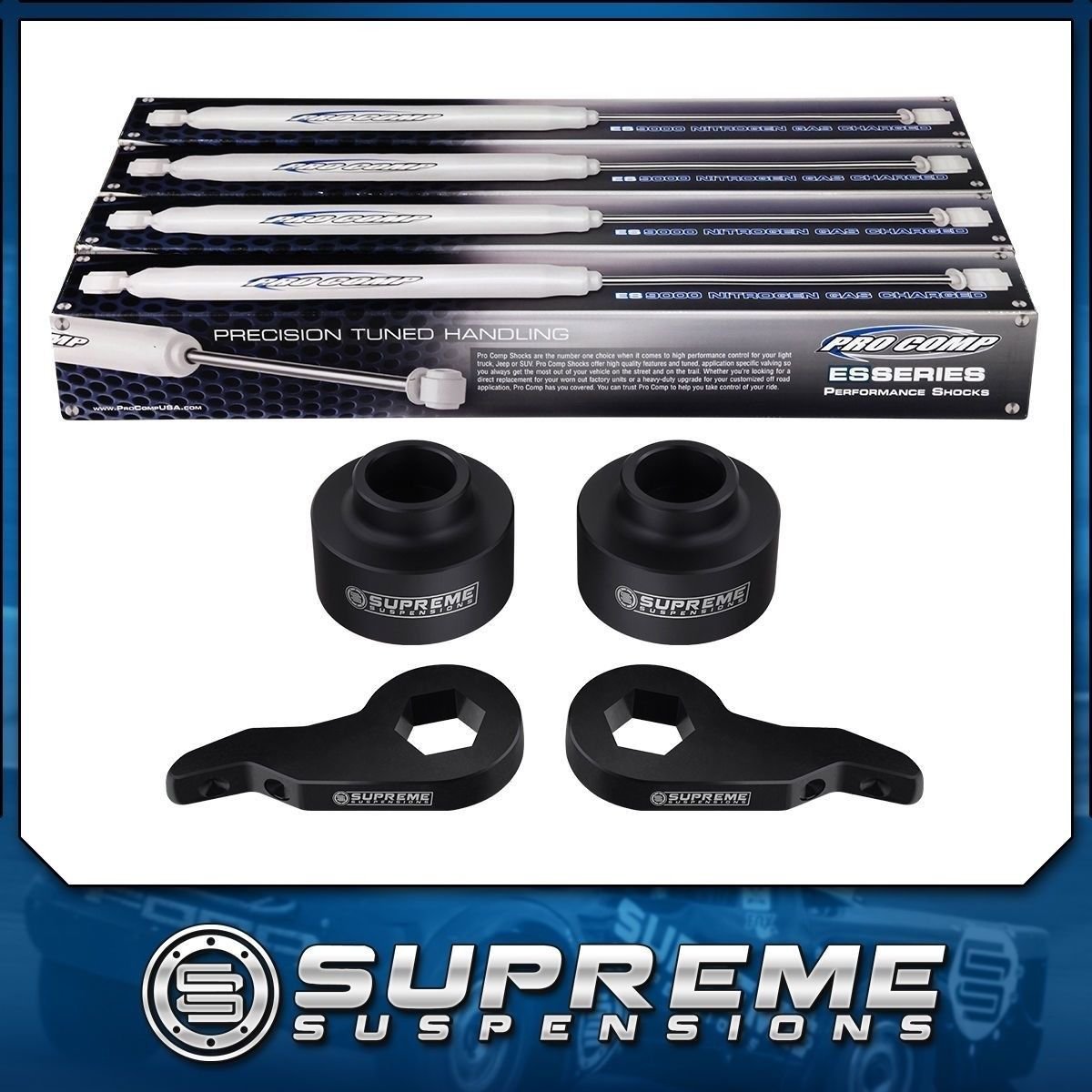 2003-2010 Hummer H2 3" Front 3" Rear Lift Kit PRO + Pro Comp Shocks 4WD