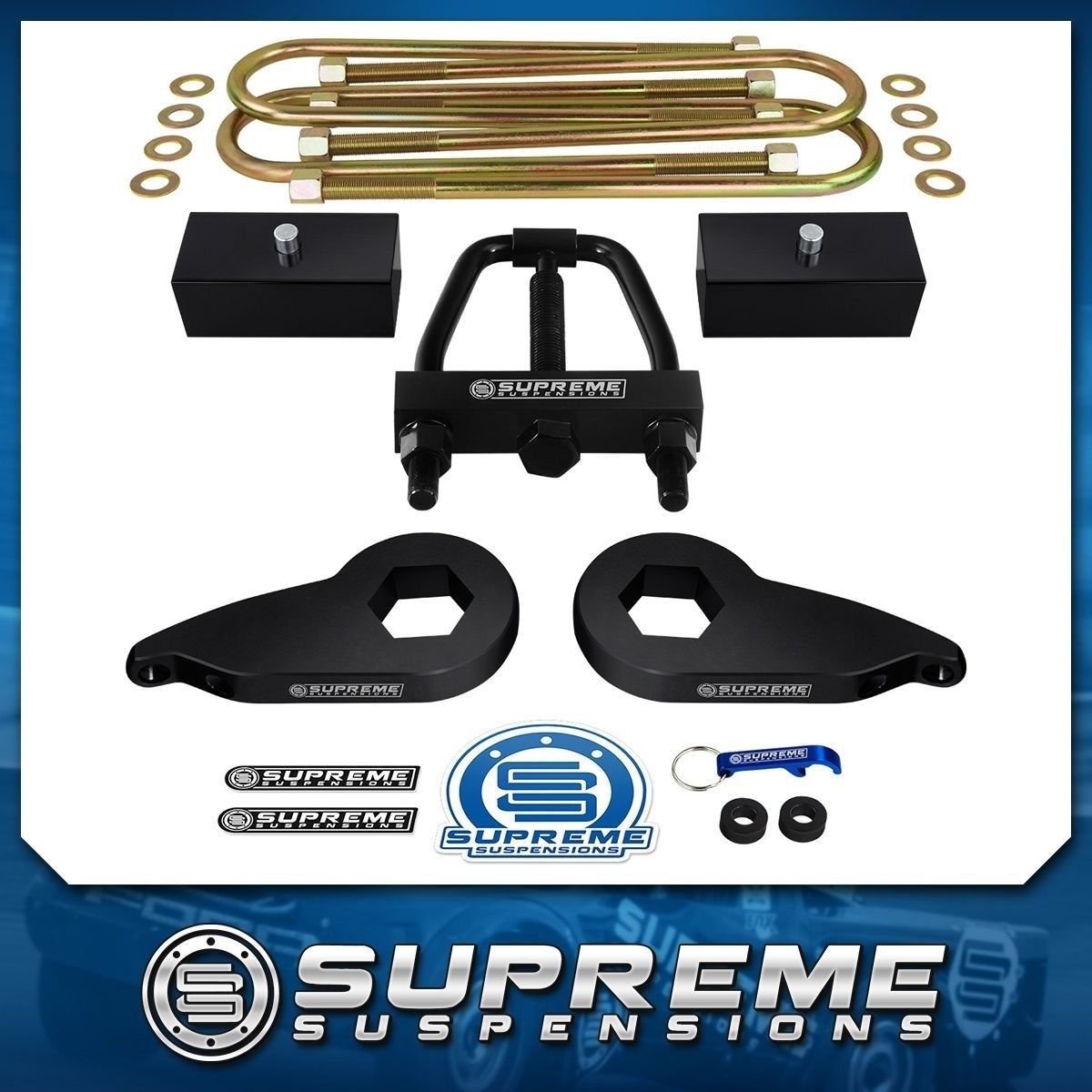 Ford F-150 4WD 97-04 Full Lift Kit 3” Front + 2” Rear with Torsion Tool PRO