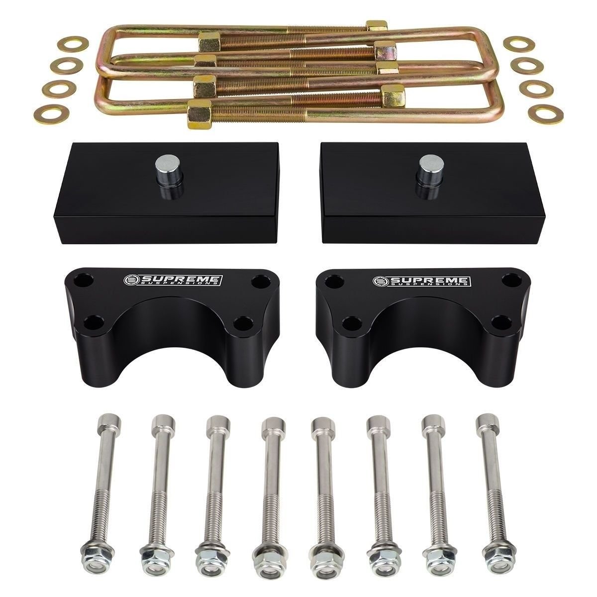 86-95 Toyota IFS 4X2 Pickup 3" Front + 1" Billet Rear Level Lift Kit ...