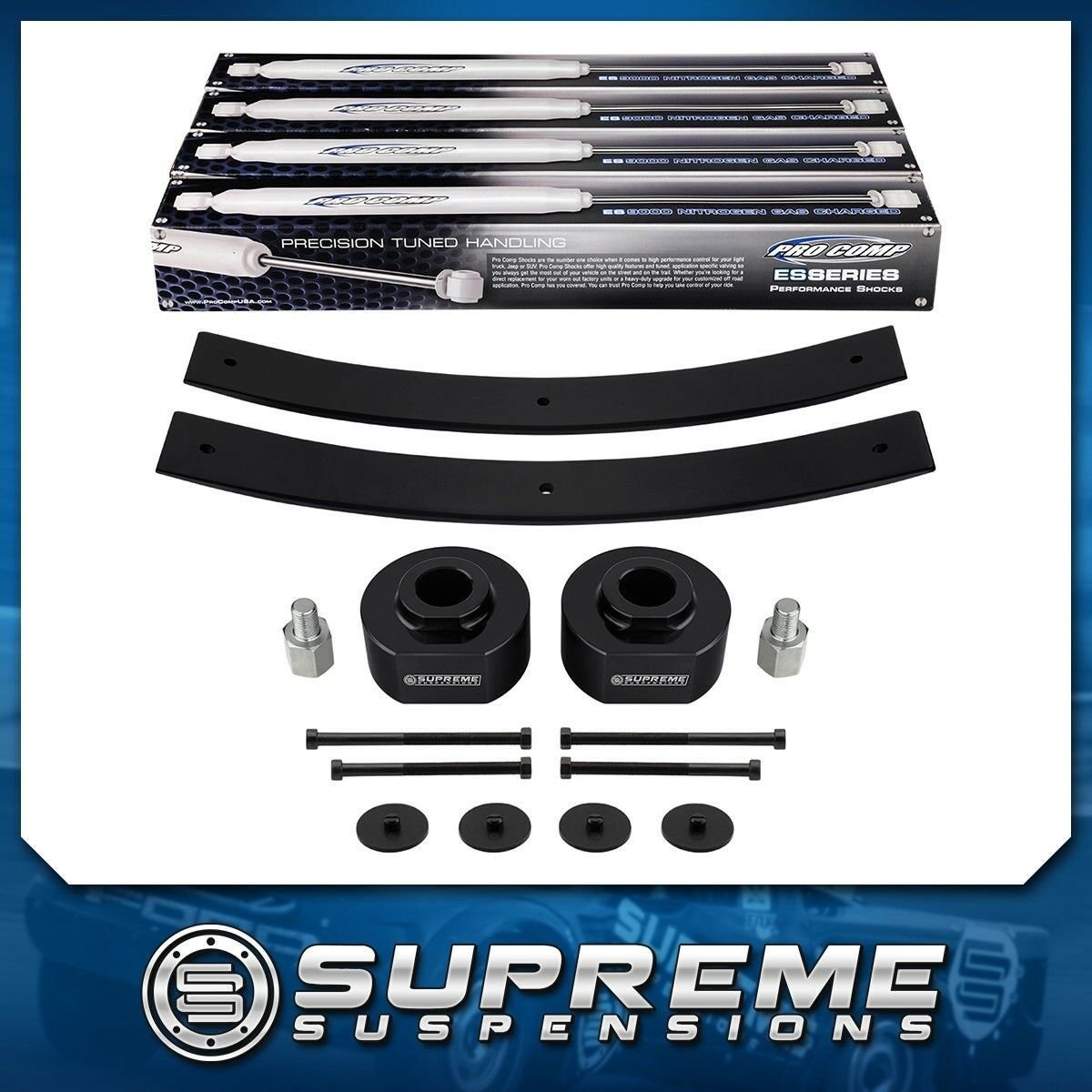 83-96 Ford Bronco II 2" Full Suspension Lift Kit 4WD FRONT-QUAD ...