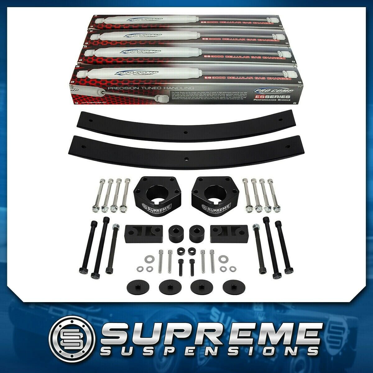 93-98 Toyota IFS T100 2.5" + 2" AAL Lift Kit w/ Shocks + Diff Drop 4WD PRO