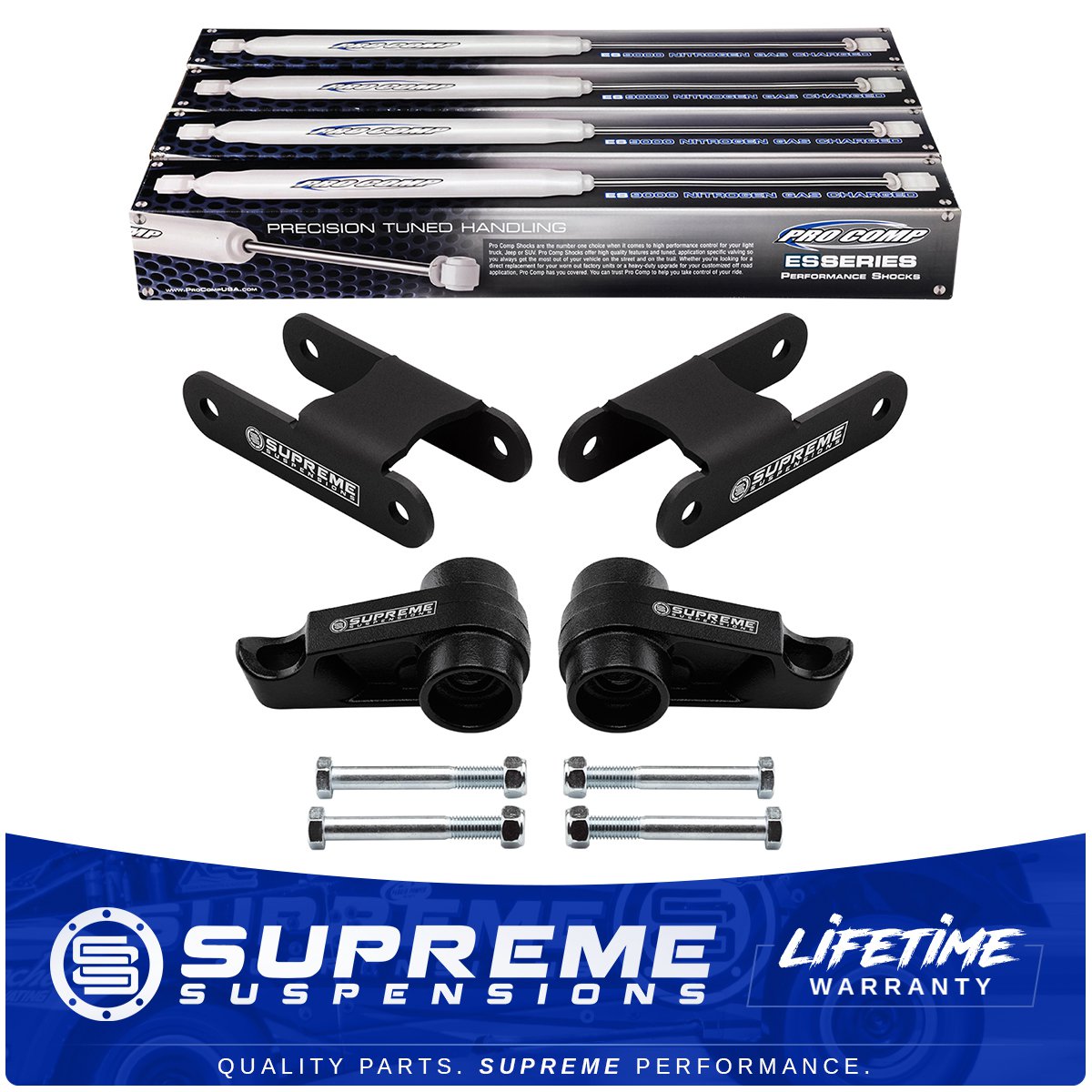 For 04-10 Chevy Colorado 3" F+ 2" R Full Leveling Lift Kit w Shocks 4x4 ...