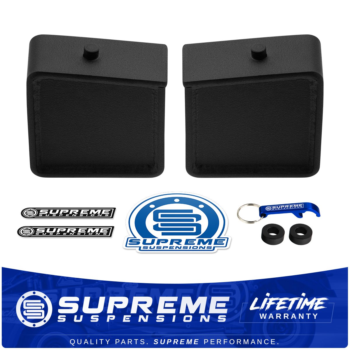 Rear Suspension Lift Kit 5" Steel Blocks For 99-20 Silverado Sierra ...