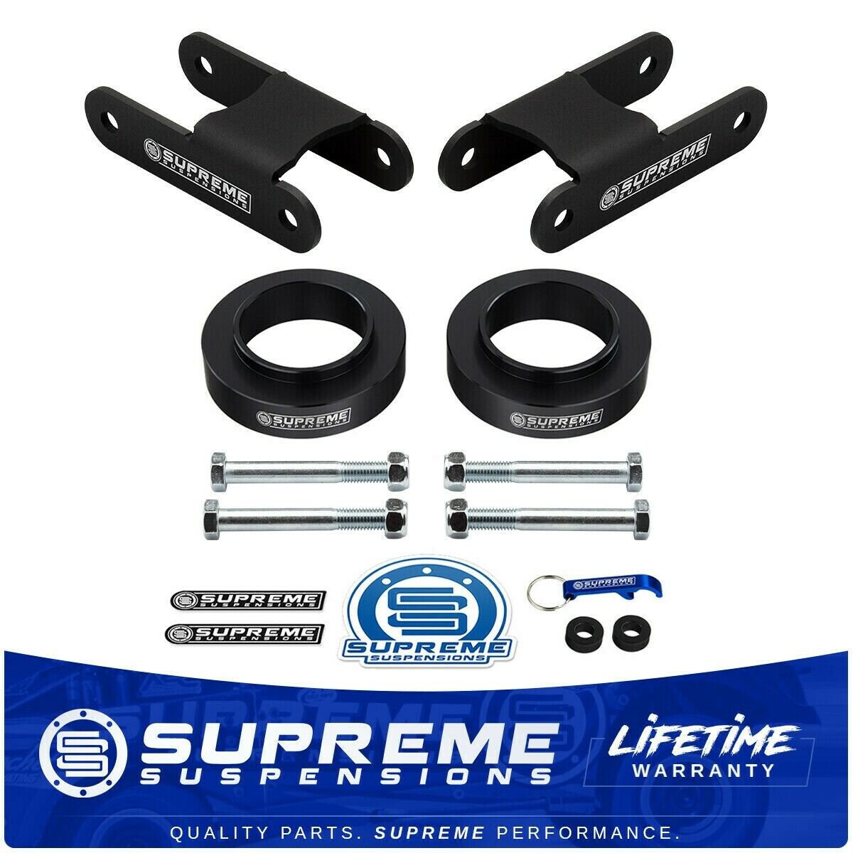 For 2004-2012 Chevy Colorado 2" Front 2" Rear Leveling Lift Kit