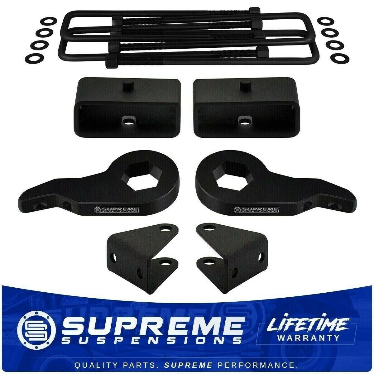 2000-2010 Chevy Silverado 2500 HD 3" + 2" Lift Leveling Kit 8 Lug 4x4 ...