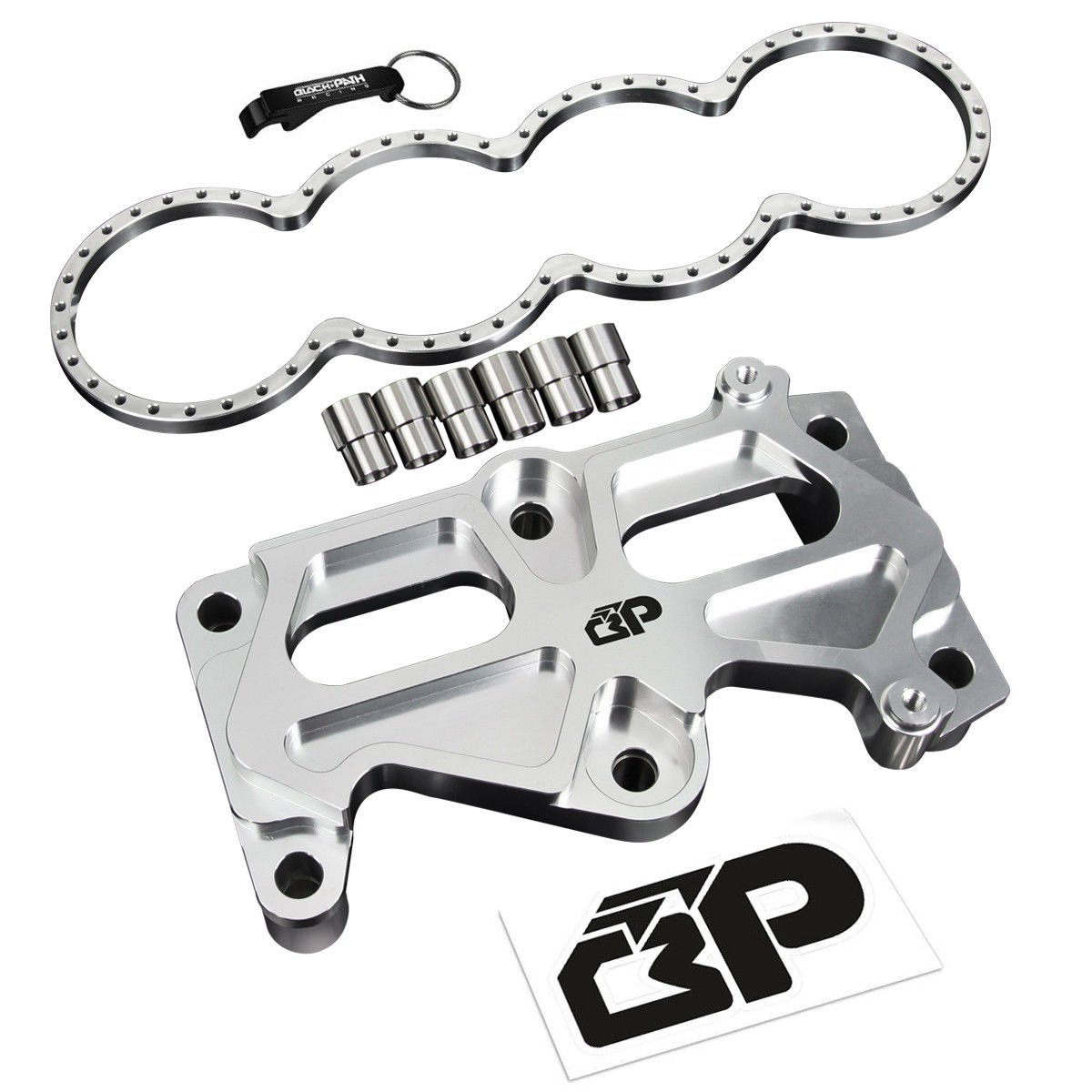 90-01 Acura B-Series B16 B18 Girdle w Dowel Pins + Block Guard VTEC ...