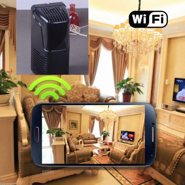 Hidden Nanny Cam Wifi HD 1080P Hidden Hydronium Air Purifier Camera For ...