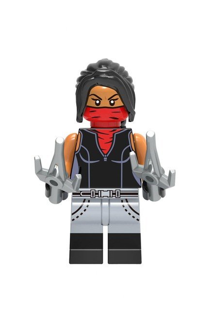 Electra Comic Version Superheroes Lego Block Toys