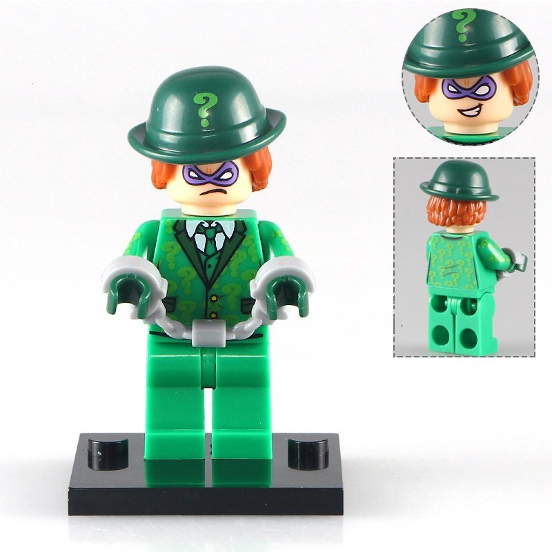 Riddler Limited Edition Lego Batman Superheroes Minifigure Block Toys