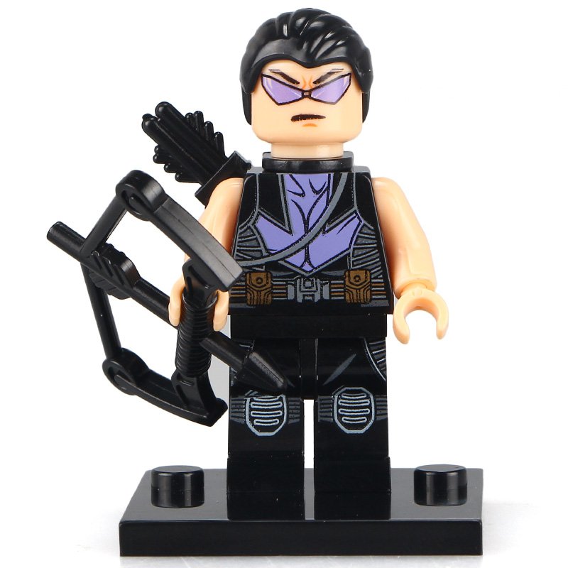 Hawkeye with Bow Lego Superheroes Minifigure Block Toys