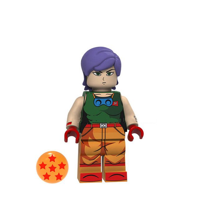 Colonel Violet Lego Dragon Ball Anime Theme Minifigure Block Toys