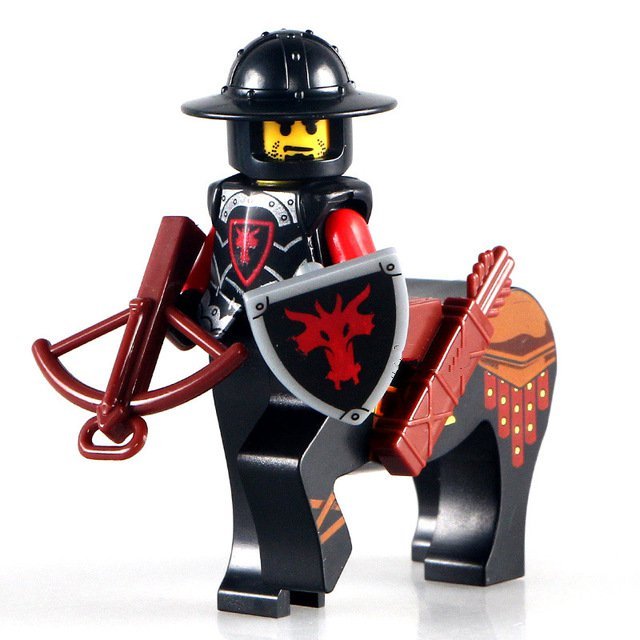 Centaur Red Dragon Knight With Crossbow Medieval Lego Superheroes ...