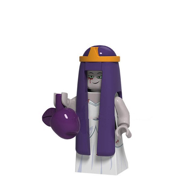Female Ghost With Wedding Dress Lego Halloween Theme Minifigure Block Toys