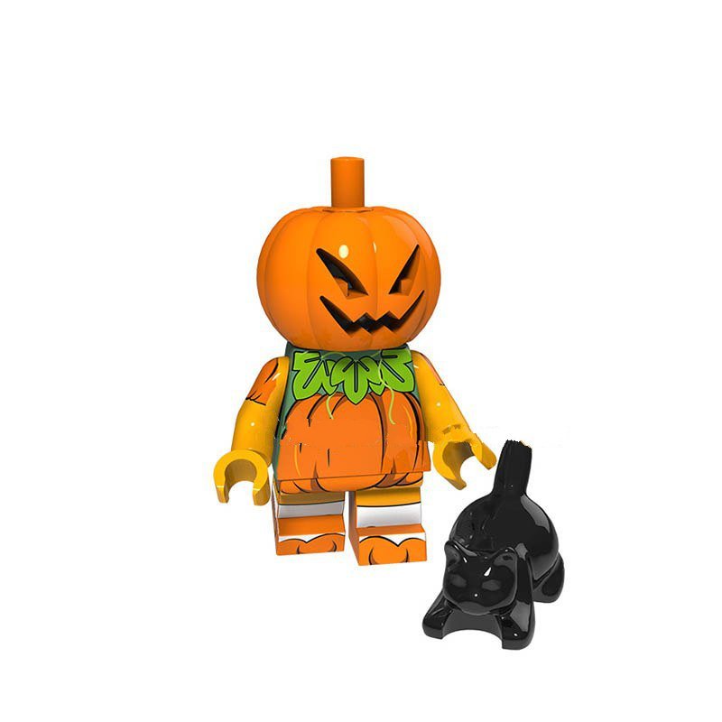 Pumpkins Are Lego Halloween Theme Minifigure Block Toys