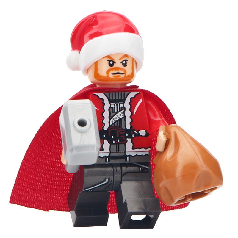 Christmas Santa Thor Lego Superheroes Minifigure Block Toys