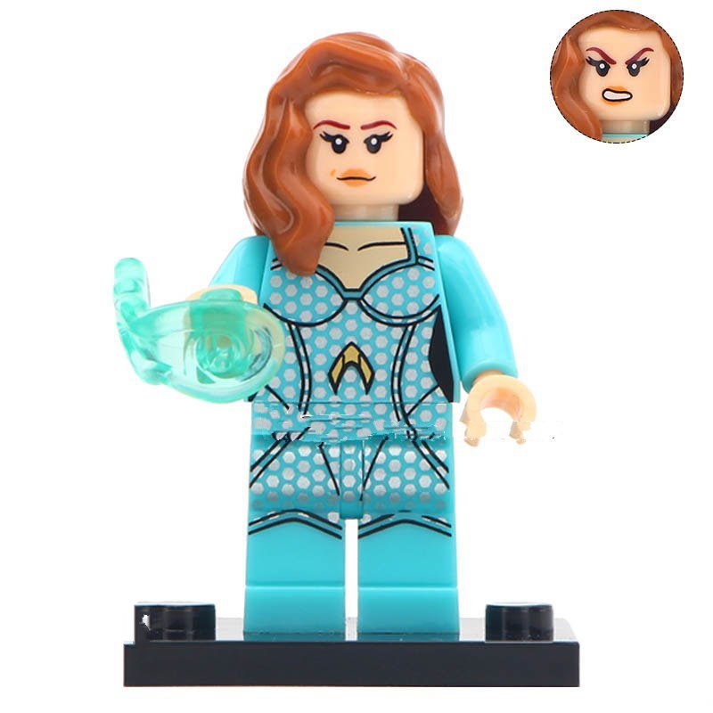 Mera Lego Aquaman Superheroes Minifigure Block Toys