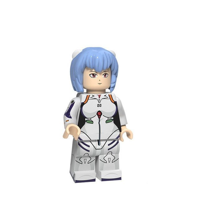 Rei Ayanami Lego Neon Genesis Evangelion Anime Theme Superheroes ...