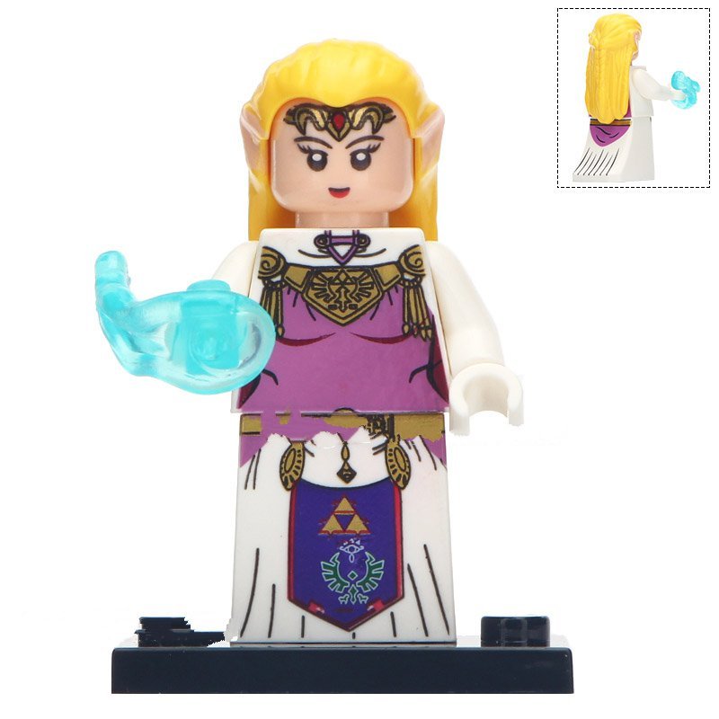 Princess Zelda Game Character Lego Legend Of Zelda Minifigure Block Toys