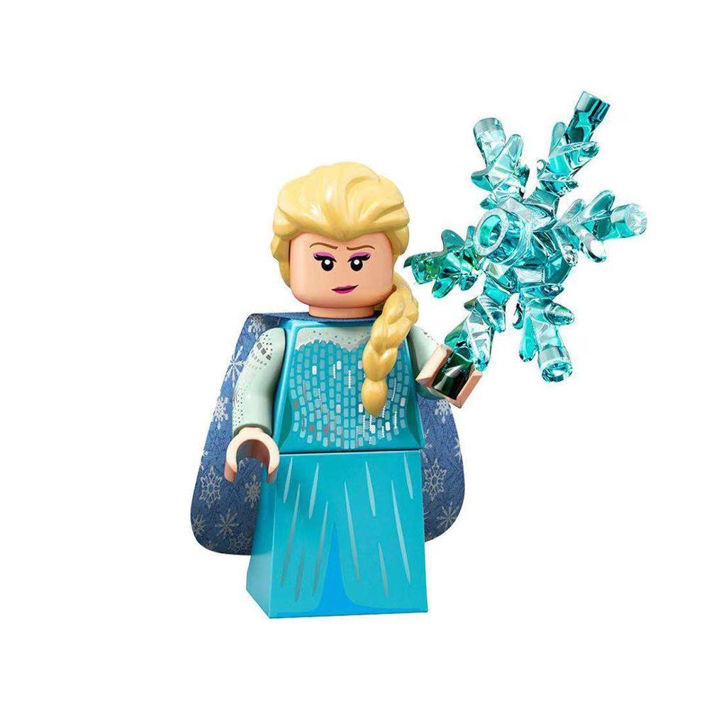 Elsa New Version Lego Frozen 2 Cartoon Theme Minifigure Block Toys