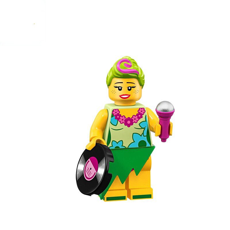 Hula Hula Girl Lego Custom Theme Minifigure Block Toys