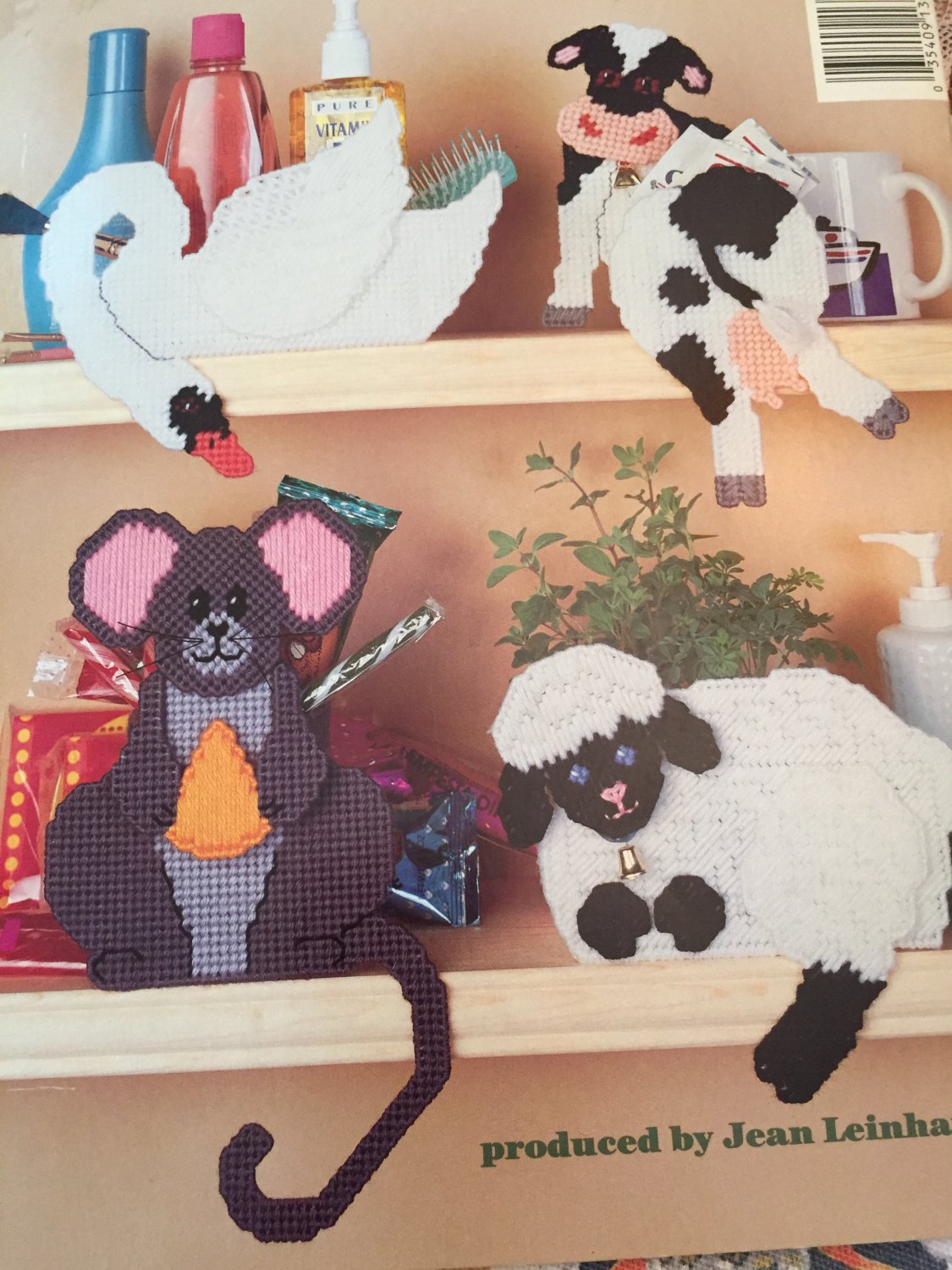 Shelf Sitters, Plastic Canvas Pattern Booklet American School of ...