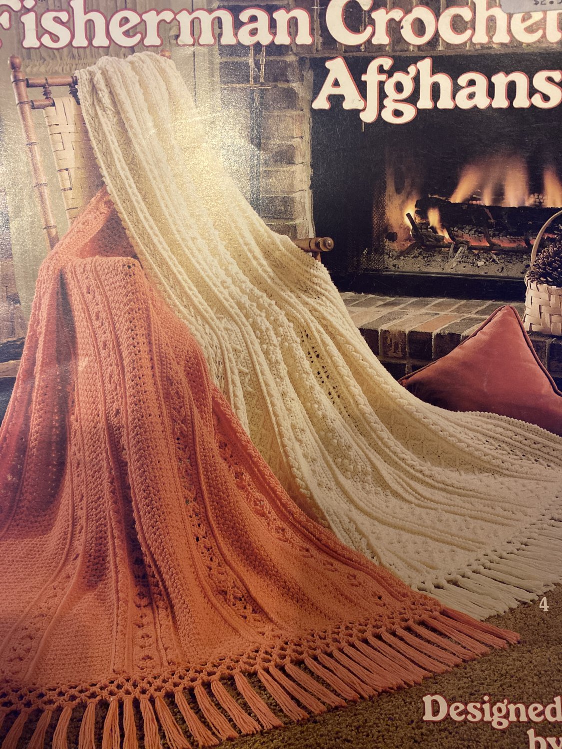 Leisure Arts 250 Fisherman Crochet Afghans Pattern