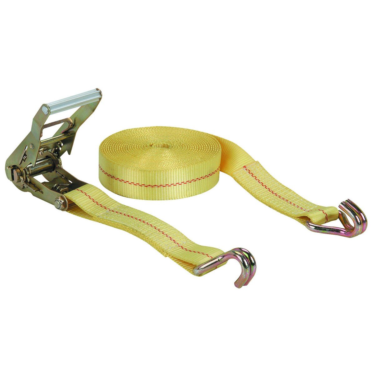 3300 lb. Capacity 2 in. x 27 ft. Heavy Duty Ratcheting Tie Down 1 Pc