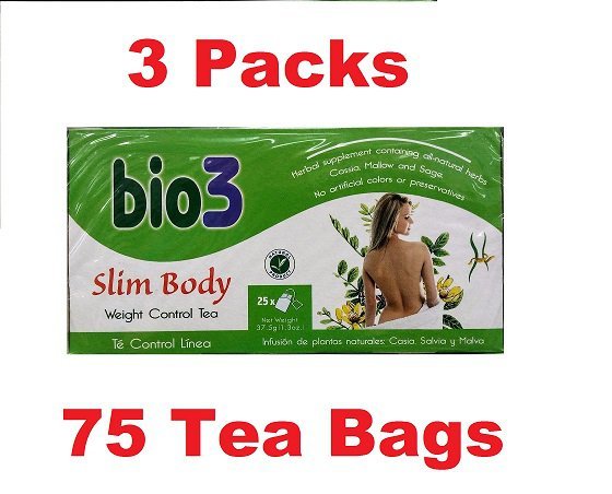 Bio3 Weight Control Tea, Slim Body ,Weight Control , Slim Tea , 3 Pack ...