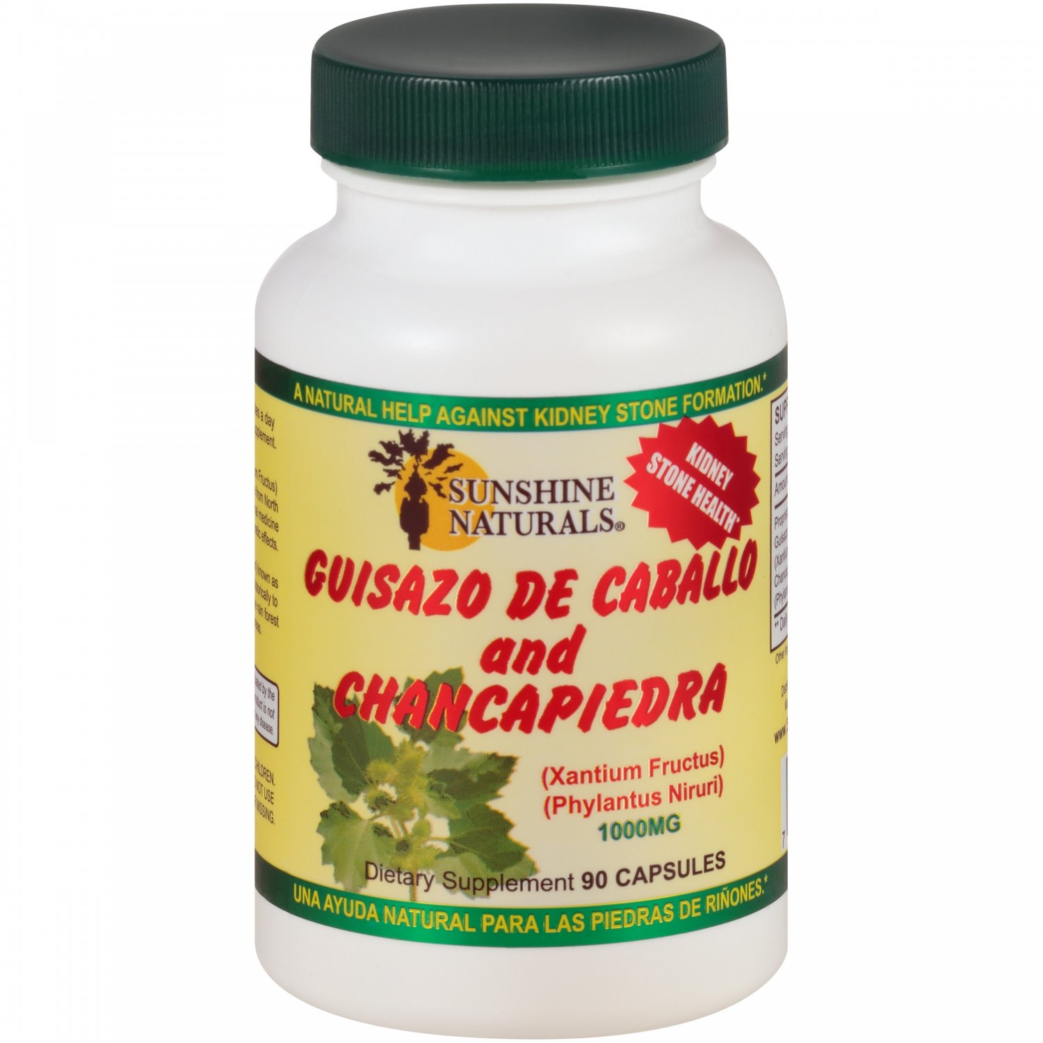 Sunshine Naturals Guisazo de Caballo and Chancapiedra Extract Dietary ...