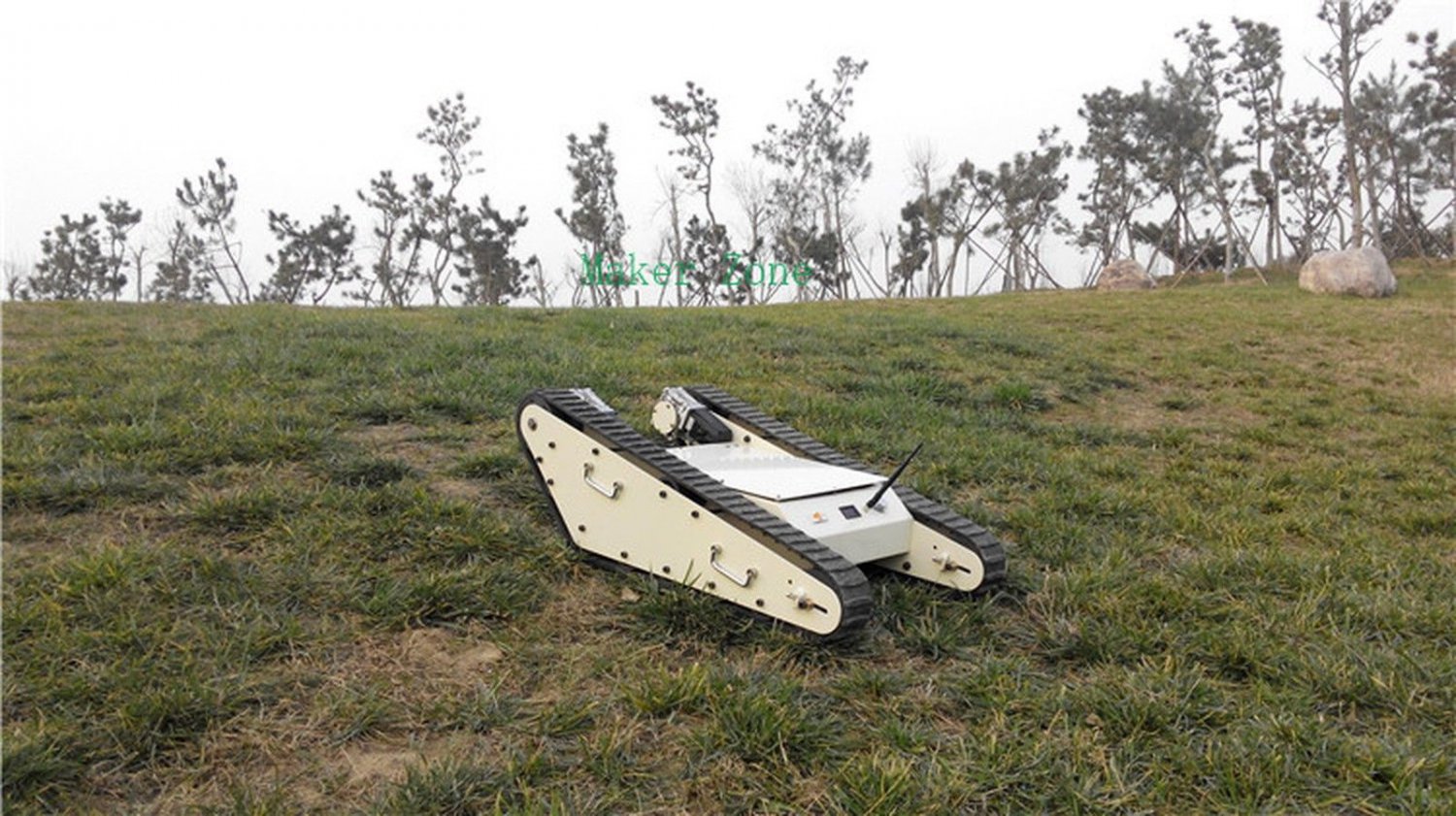 Off-Road Stainless Steel Crawler Powerful Motor Robot Tank Max. Load: 40kg