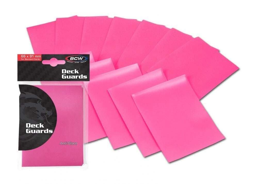 300 BCW Deck Guard - Double Matte - Pink