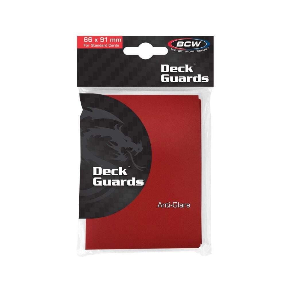 300 BCW Deck Guard - Double Matte - Red