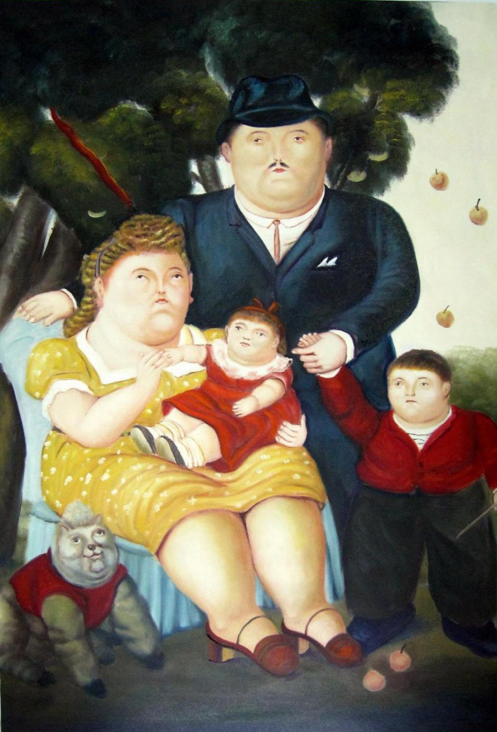 Rep. Fernando Botero 36x48 in. Oil Painting Canvas Art Wall Decor modern05D