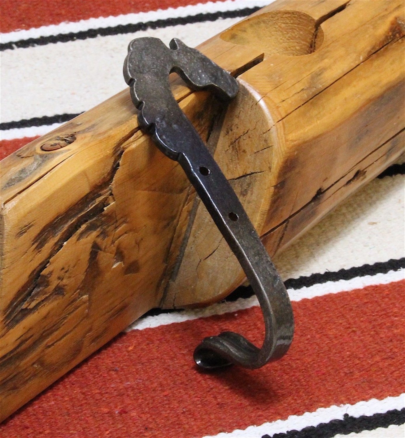 Hand Forged Rustic Horse Head Tack Coat Plant Hook Made in Oregon Heavy ...