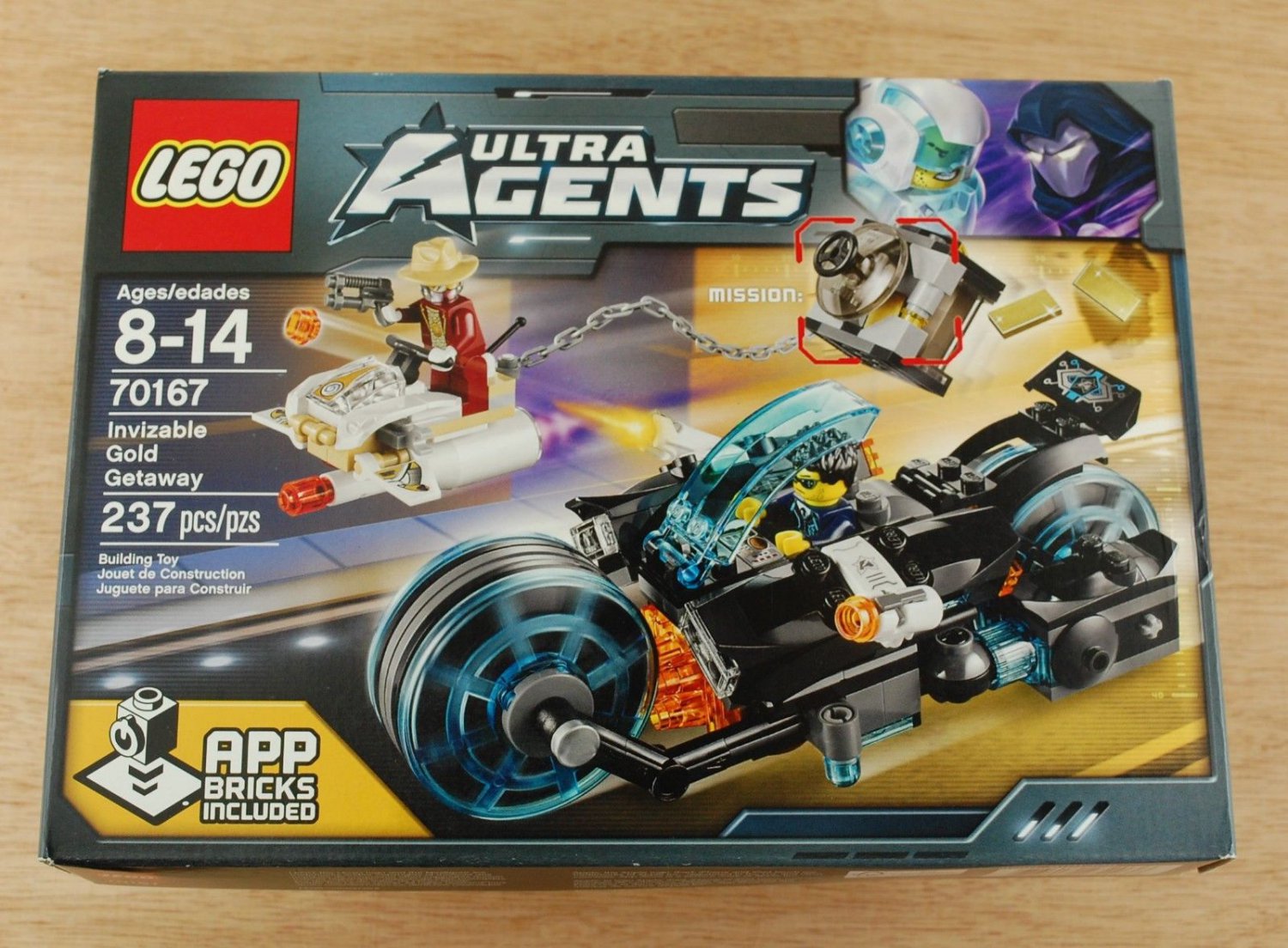 LEGO 70167 Ultra Agents Invizable Gold Getaway