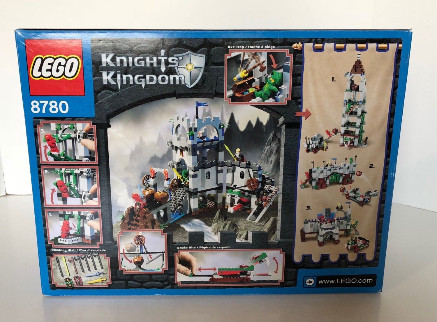 LEGO 8780 Knights' Kingdom Citadel of Orlan Retiered and Rare