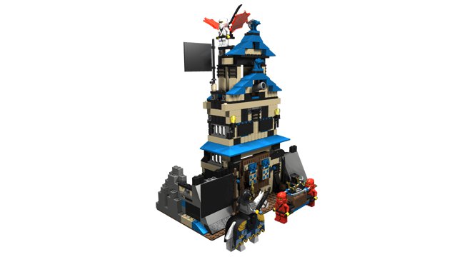 LEGO 3053 System Ninja Series Emperor's Stronghold Retiered and Rare