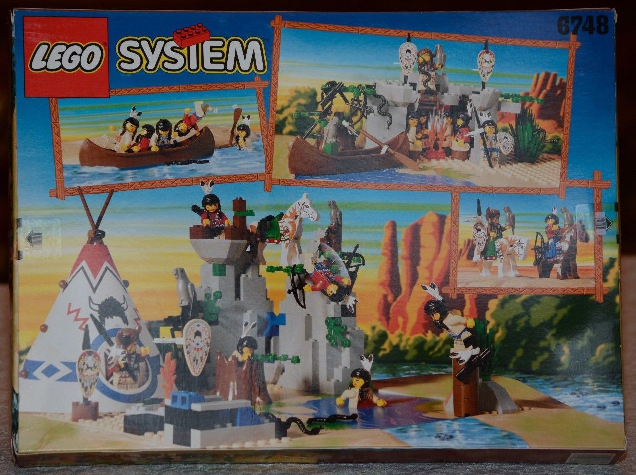 LEGO 6748 System Western Series Boulder Cliff Canyon Retiered and Rare